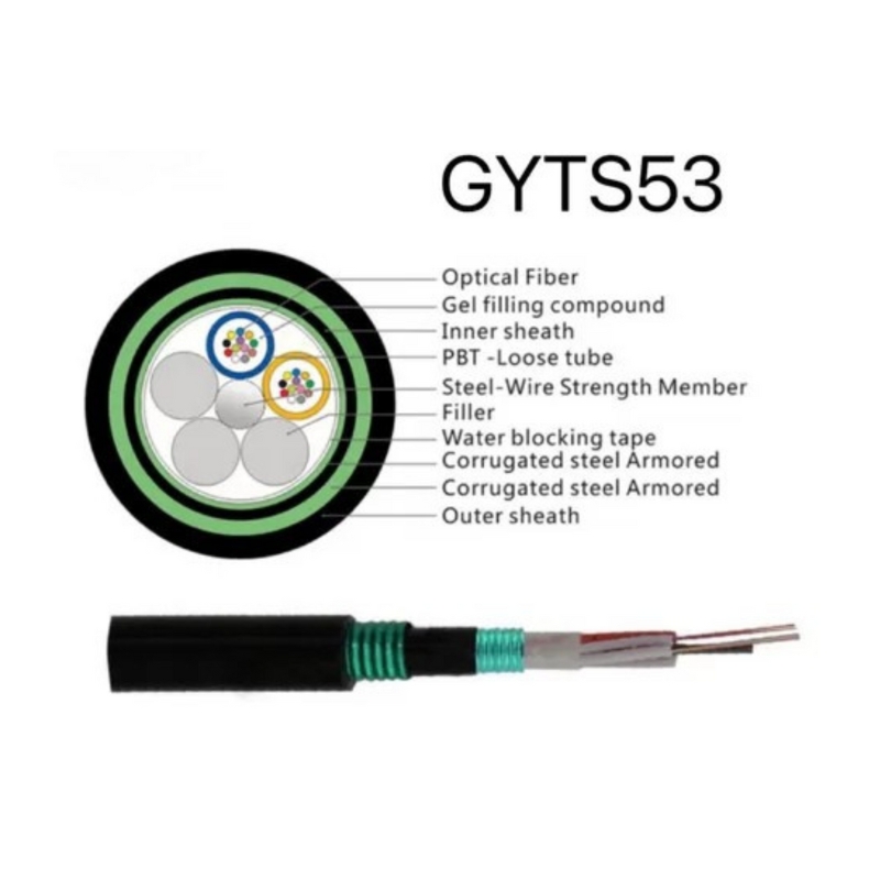 GYTS53 Direct Buried Underground Fiber Cable – Heavy Duty Outdoor ...